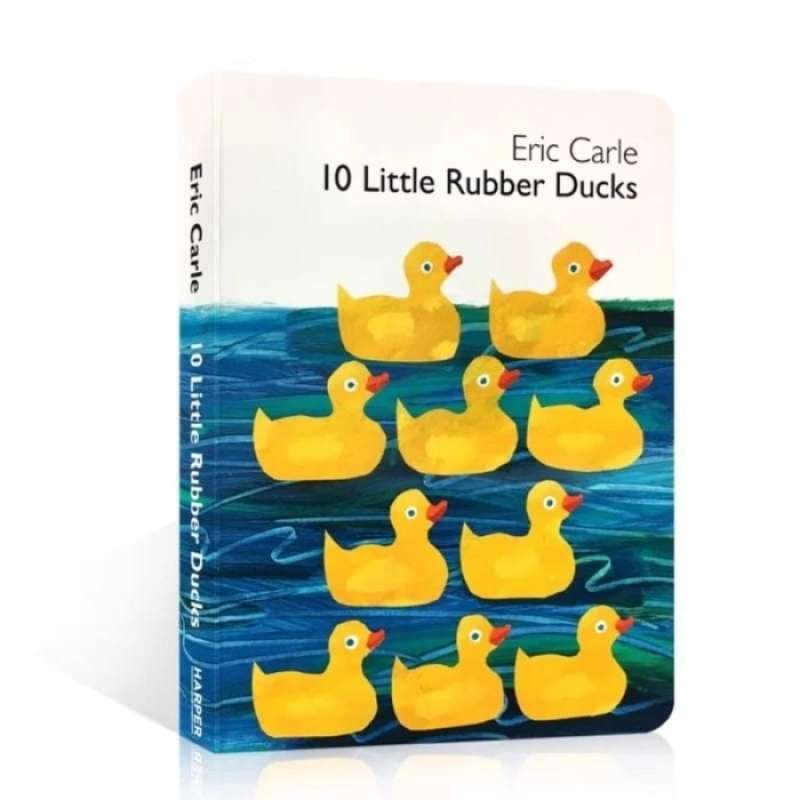 Promo Original buku Eric Carle 10 little Rubber Ducks buku hitung buku ...