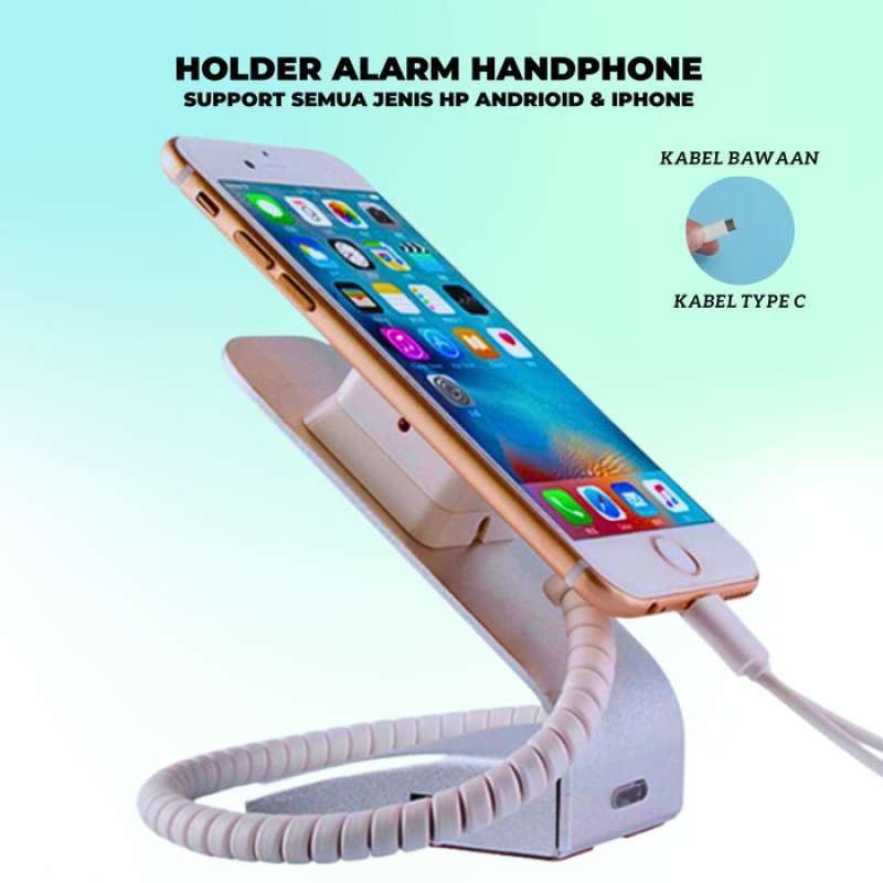 Promo Holder Hp Display Alarm Pengaman Handphone Docking Alarm Untuk ...