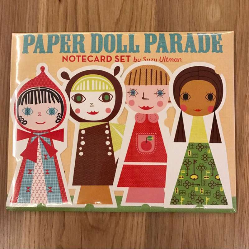 Promo Paper Doll Parade Notecard Set Diskon 23% Di Seller Kim Nona Shop ...
