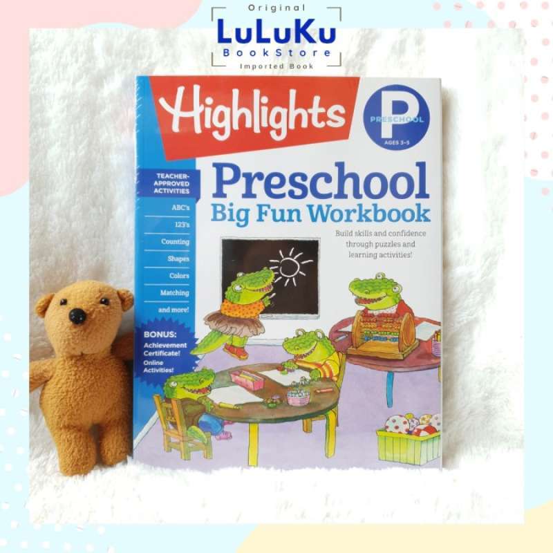 Promo Buku Anak Import HIGHLIGHTS PRESCHOOL BIG FUN Workbook Diskon 23% ...