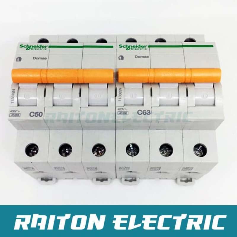 Promo Mcb domae schneider 3phase 50A () Diskon 23% di Seller Lixia ...