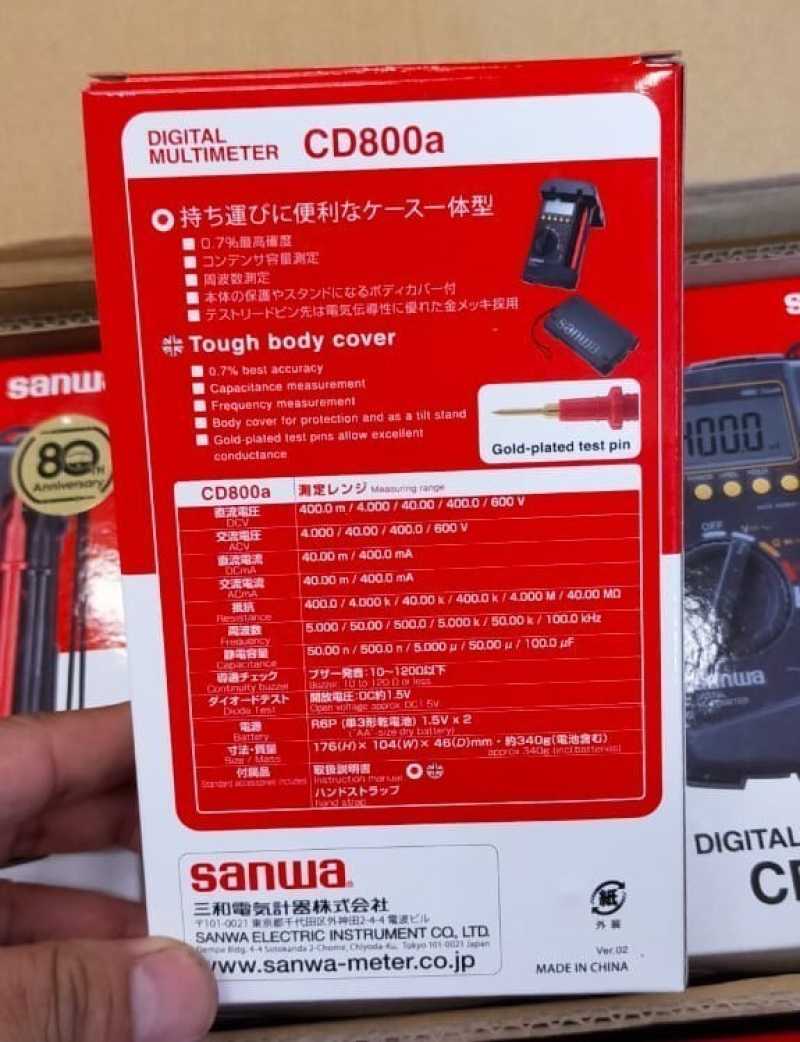 Promo Sanwa cd800a digital avometer multitester Ori sanwa CD800 sanwa ...