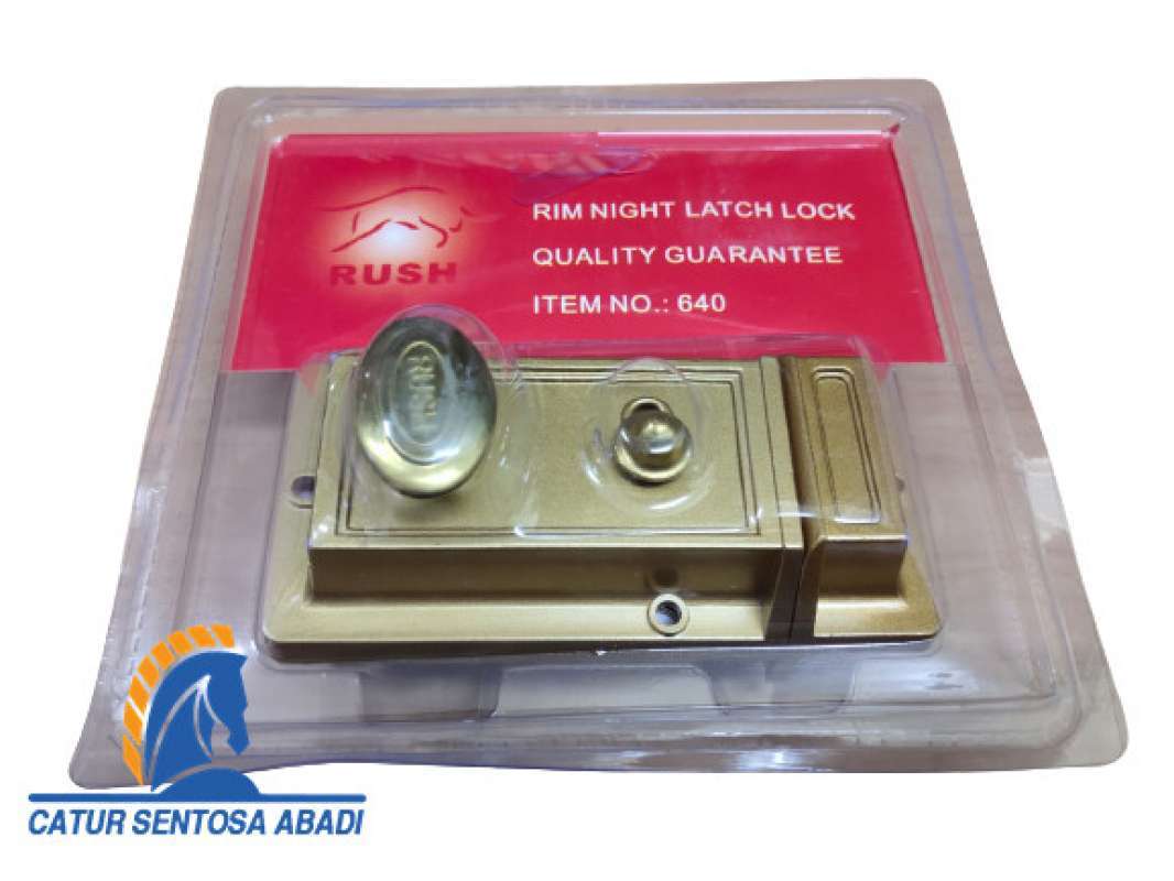Promo Kunci Pintu Otomatis Rim Night Latch Auto Lock 640 RUSH Model ...