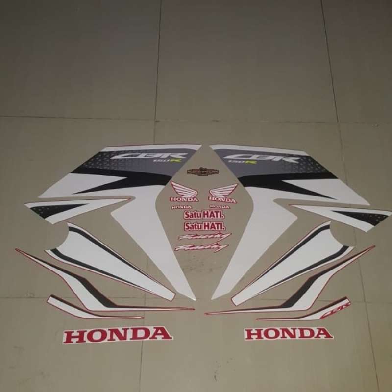 Promo Striping CBR 150R Facelift Racing Red Edition 2017 Merah Putih ...