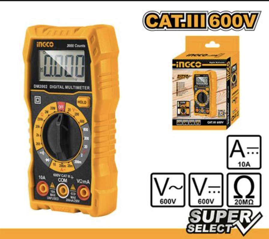 Promo MULTIMETER / MULTITESTER DIGITAL / MULTI METER TESTER INGCO ...