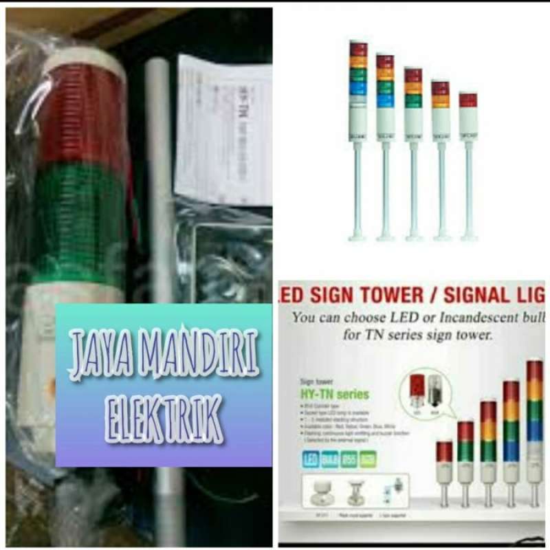 Promo Lampu Signal/Tower Lamp With Buzzer HY TWBN-24-2 24VDC Hanyoung ...