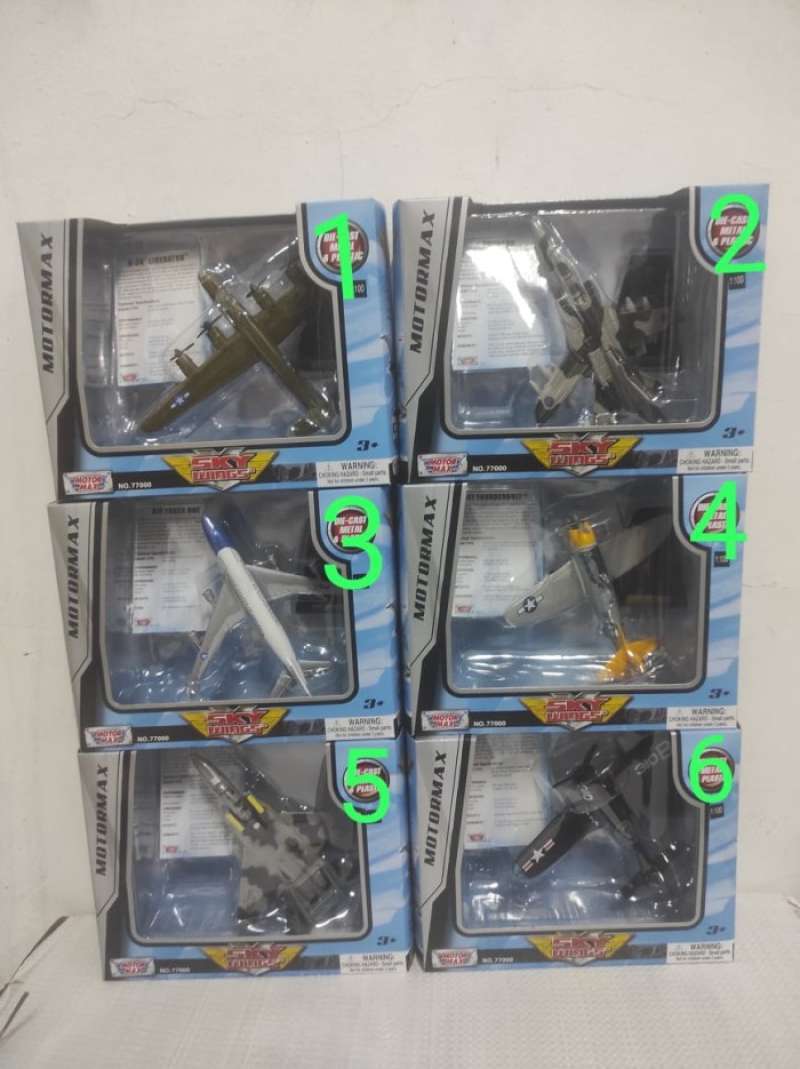 Promo Diecast Pesawat Motor Sky Wings 1:100 Aircraft Set 77000 Diskon ...