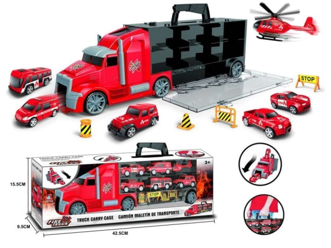 Jual Mainan Mobil Truck Carry Isi Mobil Miniatur Di Seller Qairina ...