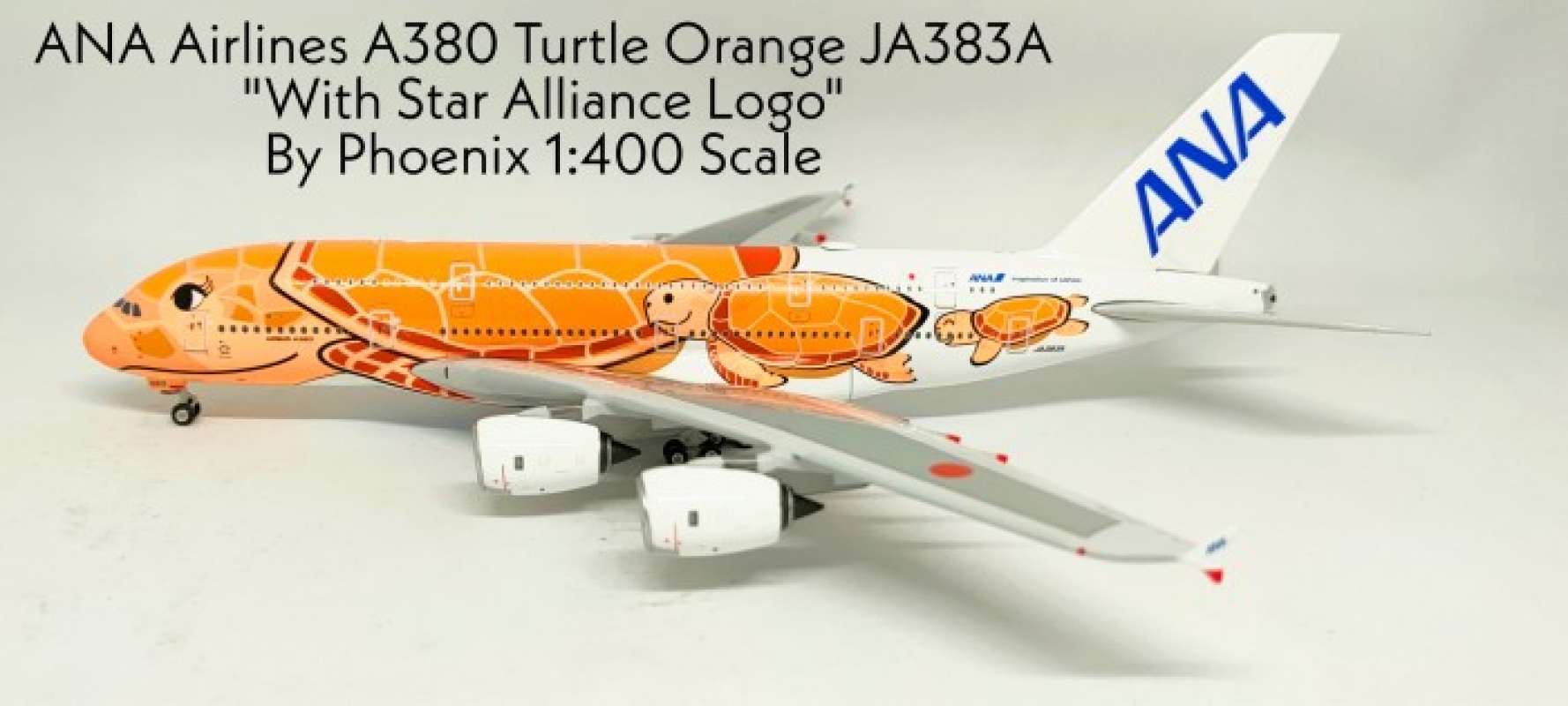 Jual Ana Airlines A380 Turtle Orange Ja383a Star Alliance By Phoenix 1: ...