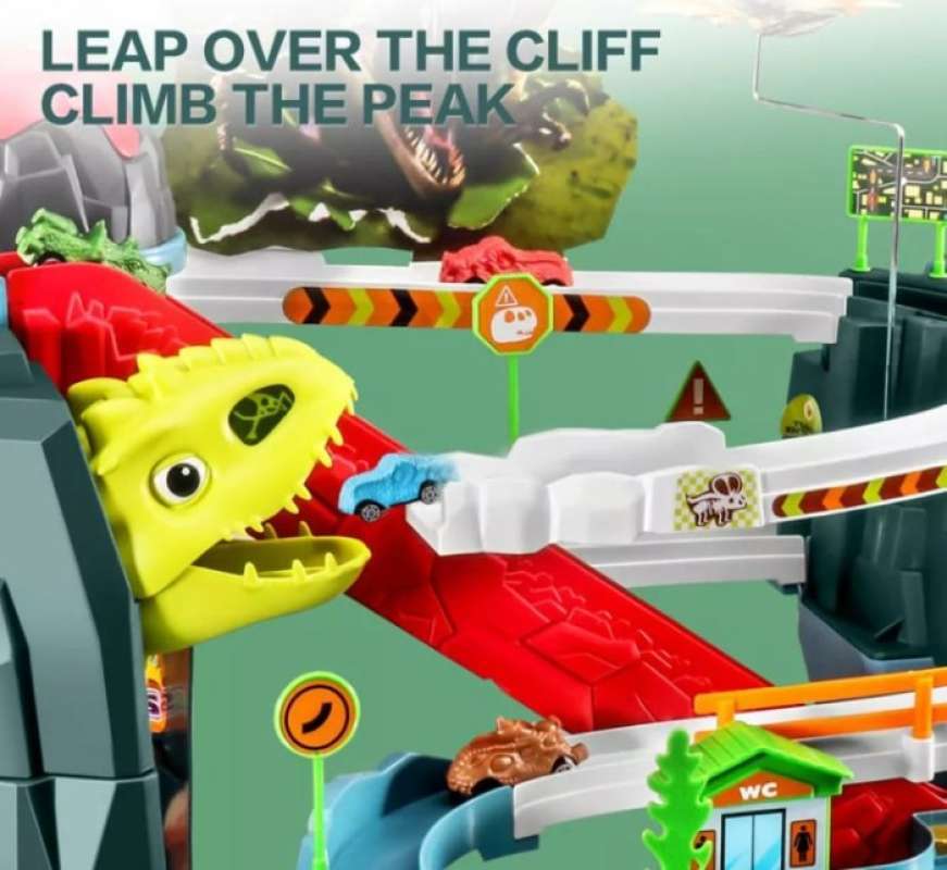 Promo Mainan Anak Dino Volcano Track Adventure, Track Parkir Gunung ...