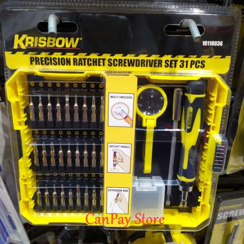 Jual KRISBOW SET OBENG 31 PCS di Seller RUWET SOLUTION - Cengkareng ...
