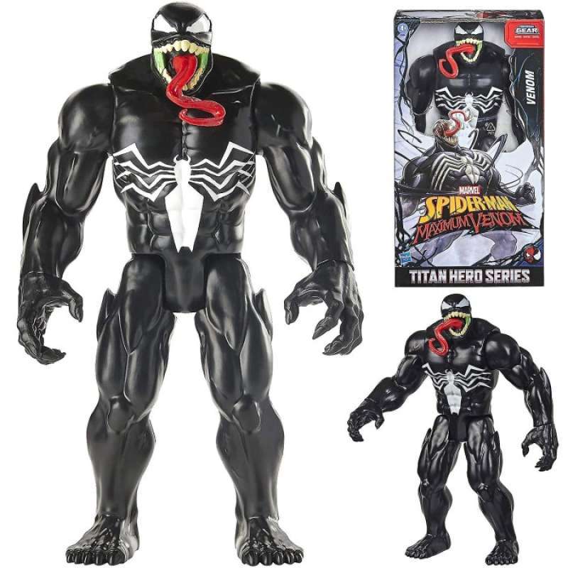 Promo Hasbro Marvel Spiderman IMUM VENOM Blast Gear 30 cm Figure ORI ...