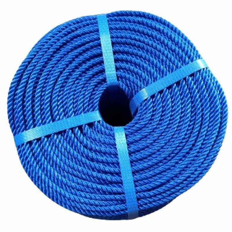 Promo tali tambang 5mm biru plastik satu rol Diskon 23% di Seller ...