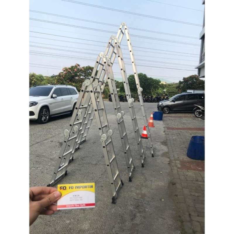 Promo Tangga Multipurpose 5.8 Meter Tangga Lipat Tangga Alumunium AMG ...