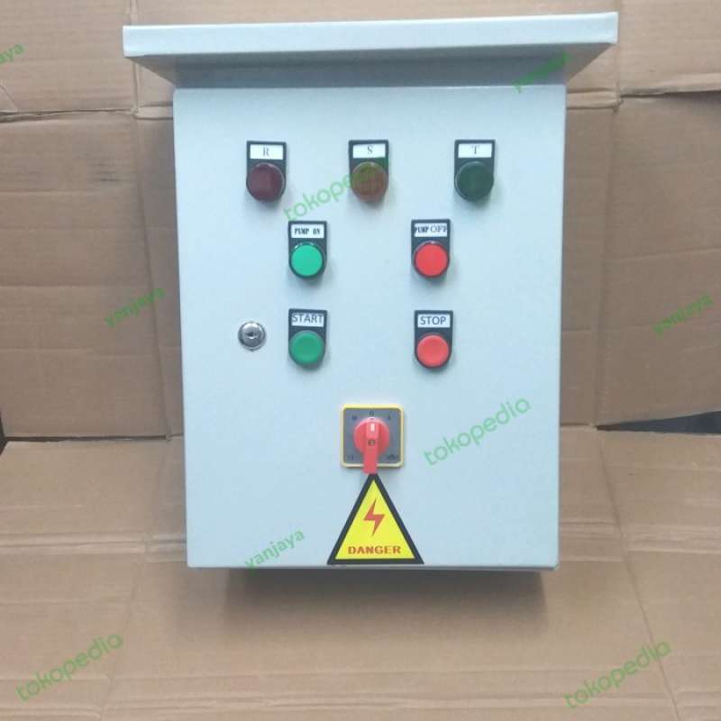 Promo panel pompa 3phase 4 otomatis 1 tanki/panel pompa 3p 4 1 tanki ...