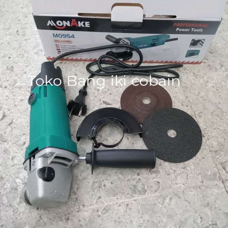Jual Mesin Gerinda Tangan 4 inch Gerinda Mini Angle Grinder di Seller ...