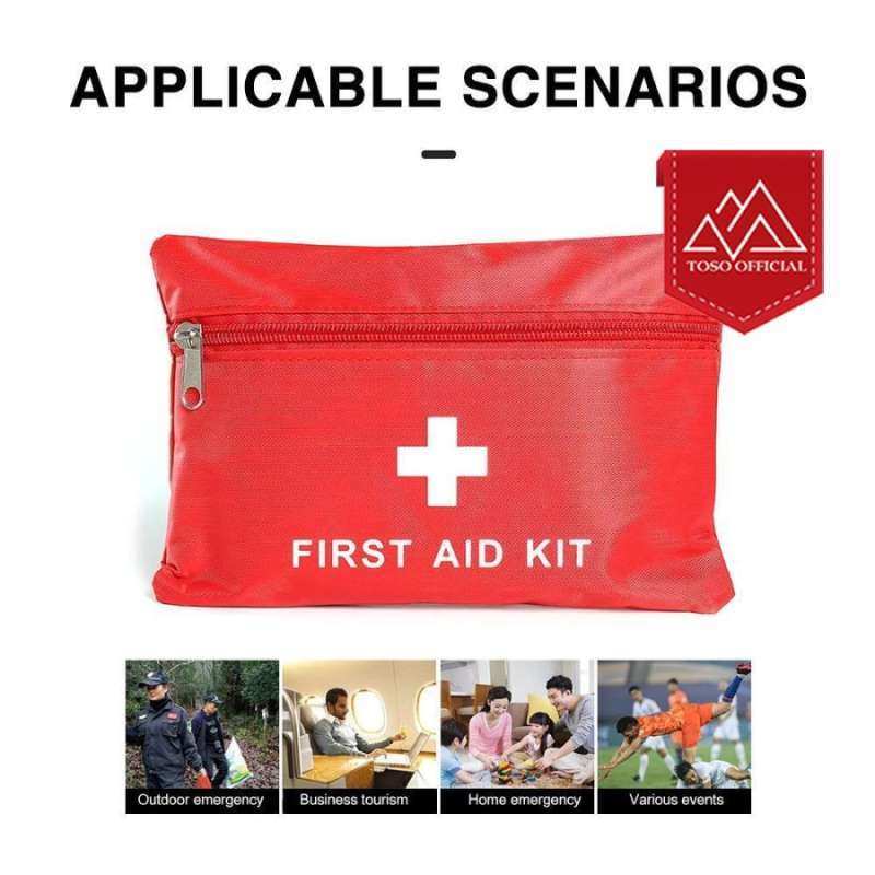Promo KOTAK P3K LENGKAP + ISI OUTDOOR FIRST AID KIT P3K 13 IN 1 TEMPAT ...