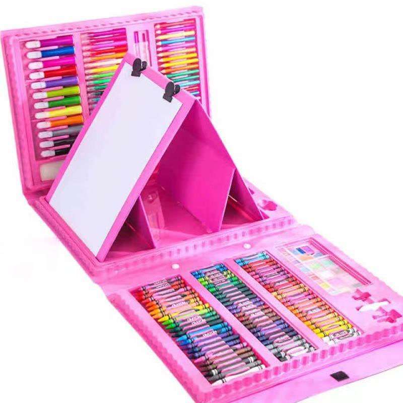Jual CT Sunlight VIRAL CRAYON SET 208 Pensil Warna Crayon Set 208 Pcs ...
