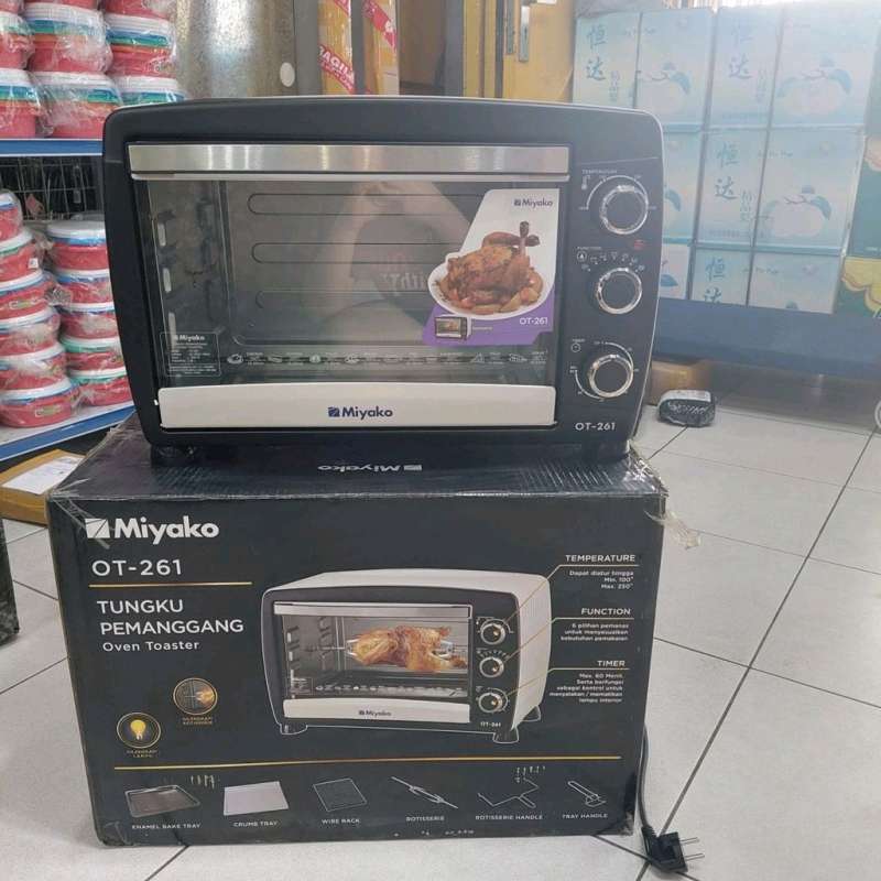 Jual MIYAKO Oven Toaster Pemanggang Roti Roaster Pembuat Kue Kapasitas ...