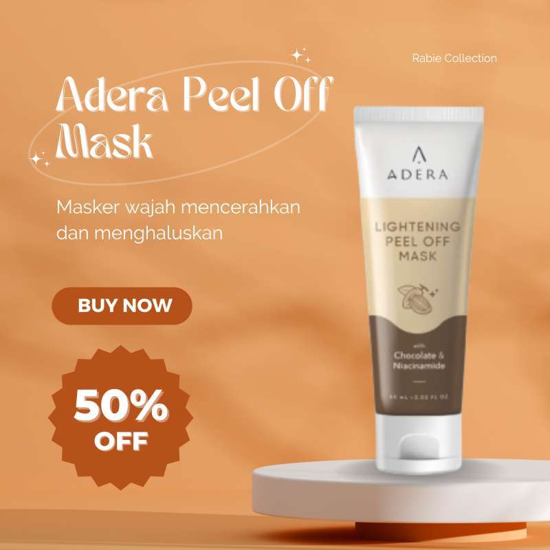 Jual Adera Lightening Peel Off Mask Membantu Mencerahkan Dan ...