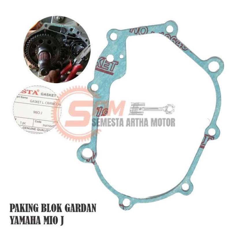 Jual Paking Blok Gardan Yamaha Mio J L Crank Case Gasket Motor Matic di ...
