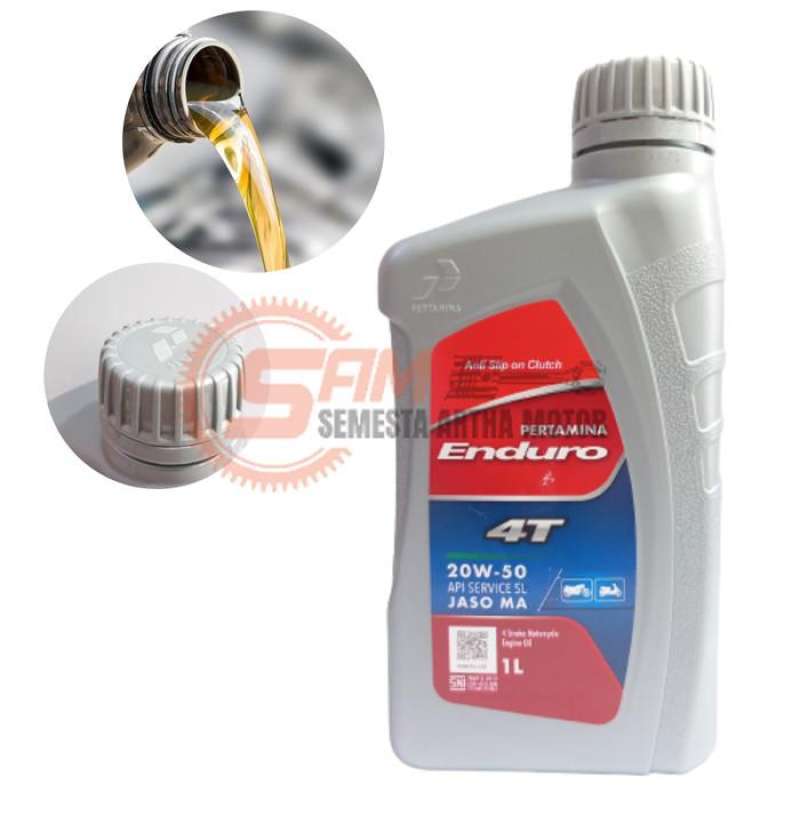 Jual Pertamina Enduro 4t 1 Liter 20w50 Oli Motor Mobil Honda Yamaha 1l Di Seller Semesta Artha ...