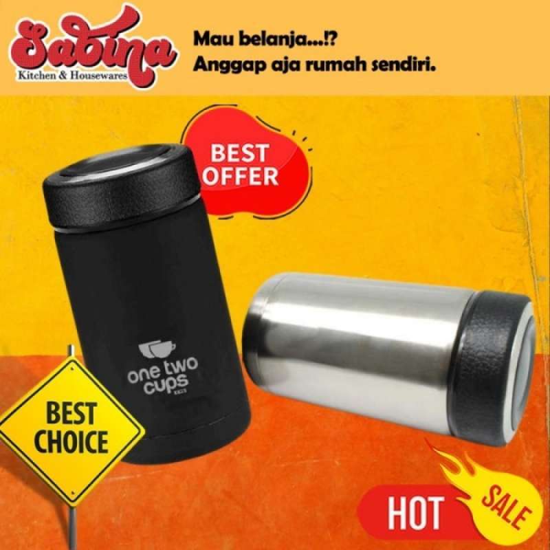 Jual botol minum termos mini kopi teh jus susu panas dingin stainless ...