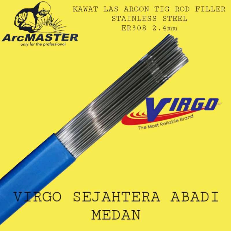 Jual Er308 Kawat Las Tig Rod Argon Stainless Steel Filler 2.4mm ...