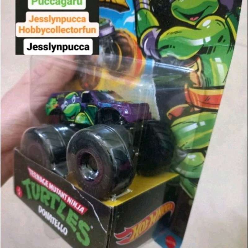 Jual HOT WHEELS MONSTER TRUCKS DONATELLO TEENAGE MUTANT NINJA TURTLES ...
