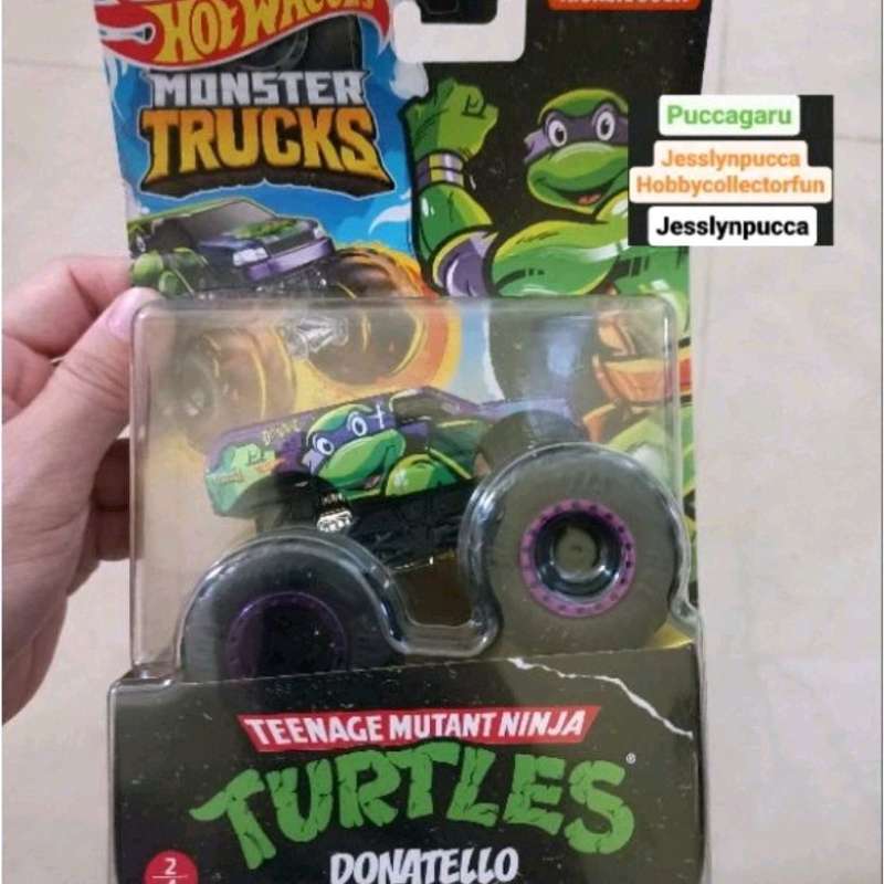 Jual HOT WHEELS MONSTER TRUCKS DONATELLO TEENAGE MUTANT NINJA TURTLES ...