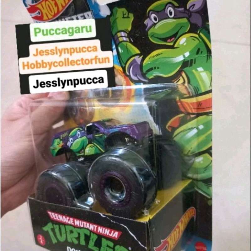 Jual HOT WHEELS MONSTER TRUCKS DONATELLO TEENAGE MUTANT NINJA TURTLES ...