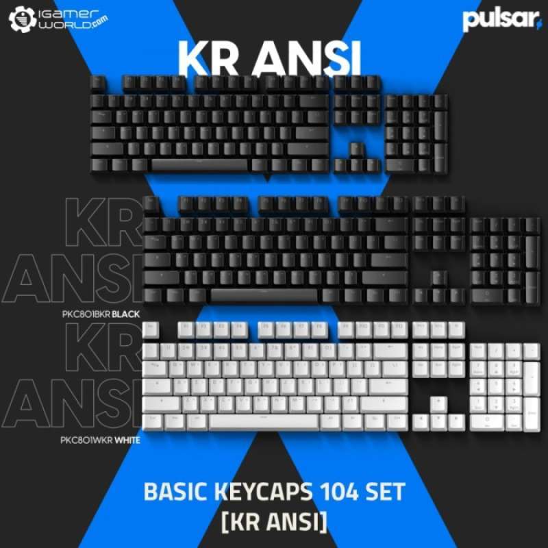 Promo Pulsar Basic Keycaps KR ANSI Layout for Mechanical Keyboard Diskon 23% di Seller ID ...