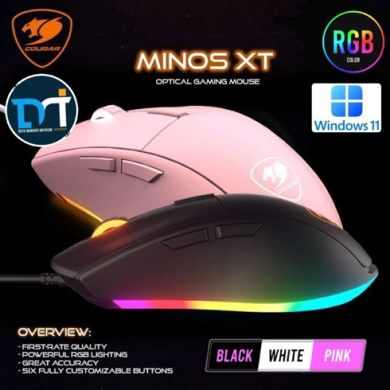 Promo Cougar Minos XT Ultra Fast FPS PIXART Sensor - Gaming Mouse ...