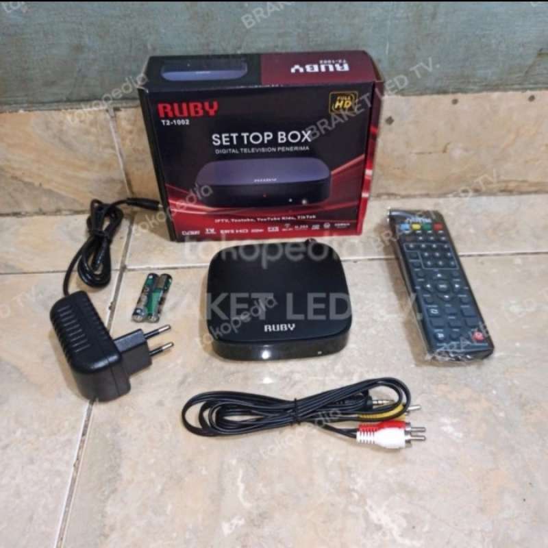 Promo receiver tv digital set top box STB DVBT 2 Diskon 23% di Seller ...