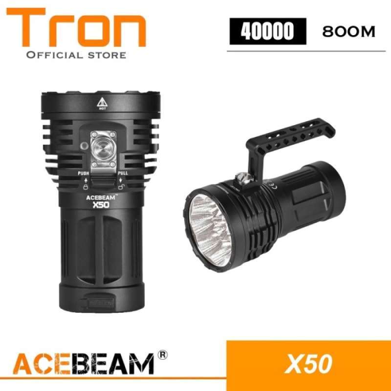 Promo Acebeam X50 Senter LED 40000 Lumens 800 Meter Multipurpose Flashlight Diskon 23% di Seller ...