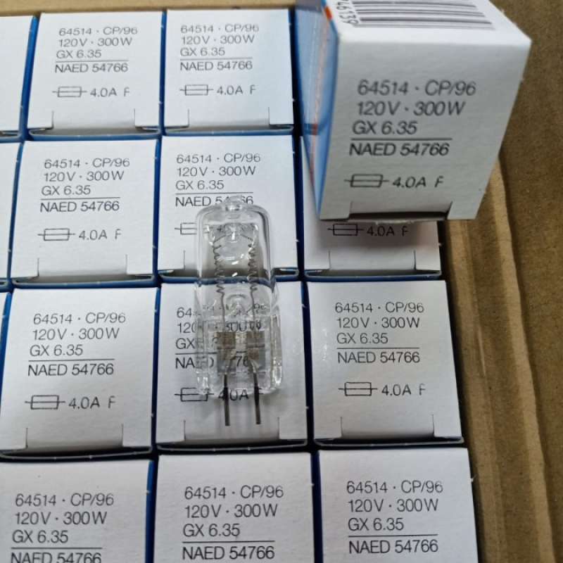 Promo Lampu Hologen 120v 300w 64514 CP96 GX6,35 Made In Germany Diskon 23% di Seller Surota Aska ...