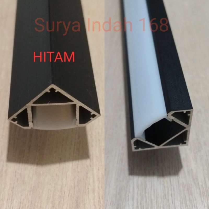Promo Rumah lampu LED Strip Sudut aluminium anti KARAT LC034 Diskon 23% ...