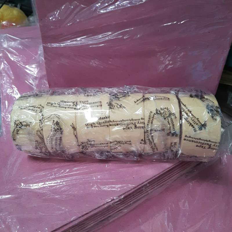 Jual Isolasi Kertas Bengyu 48mm Coklat Masking Tape Heavy Duty - 6 Buah ...