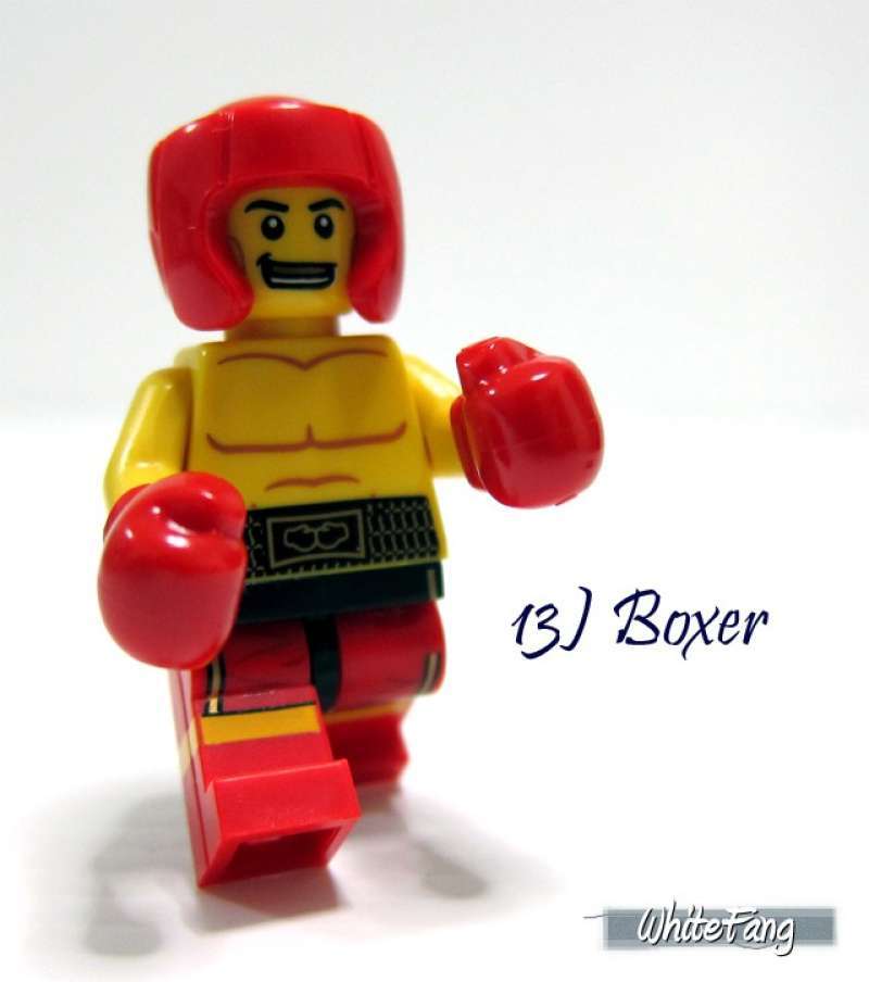 Promo LEGO Minifigures Series 5-Boxer Minifigure Seri #13 Kickboxer ...