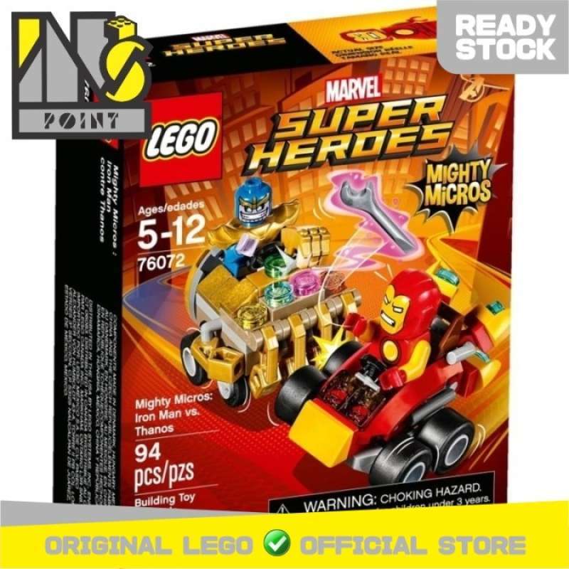Promo LEGO 76072 - Super Heroes - Mighty Micros: Iron Man vs. Thanos Diskon 23% di Seller ...