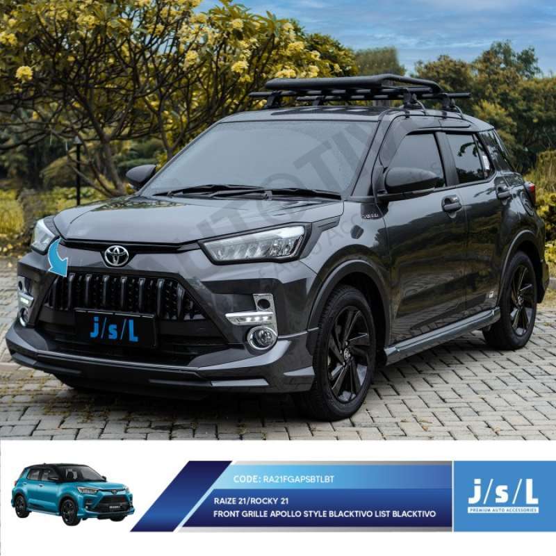 Jual Grill Depan Raize Model Apollo Blacktivo Jsl Front Grille Cover ...