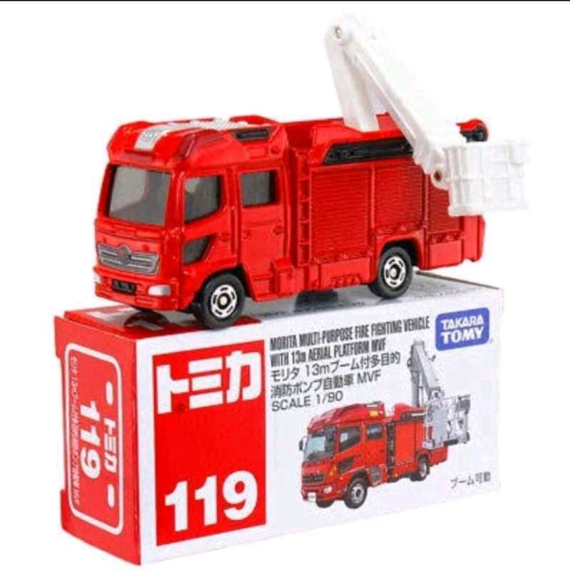 Jual Tomica Multi Purpose Fire Fighting Vehicle With Aerial Platform Takara Tomy #119 Diecast ...