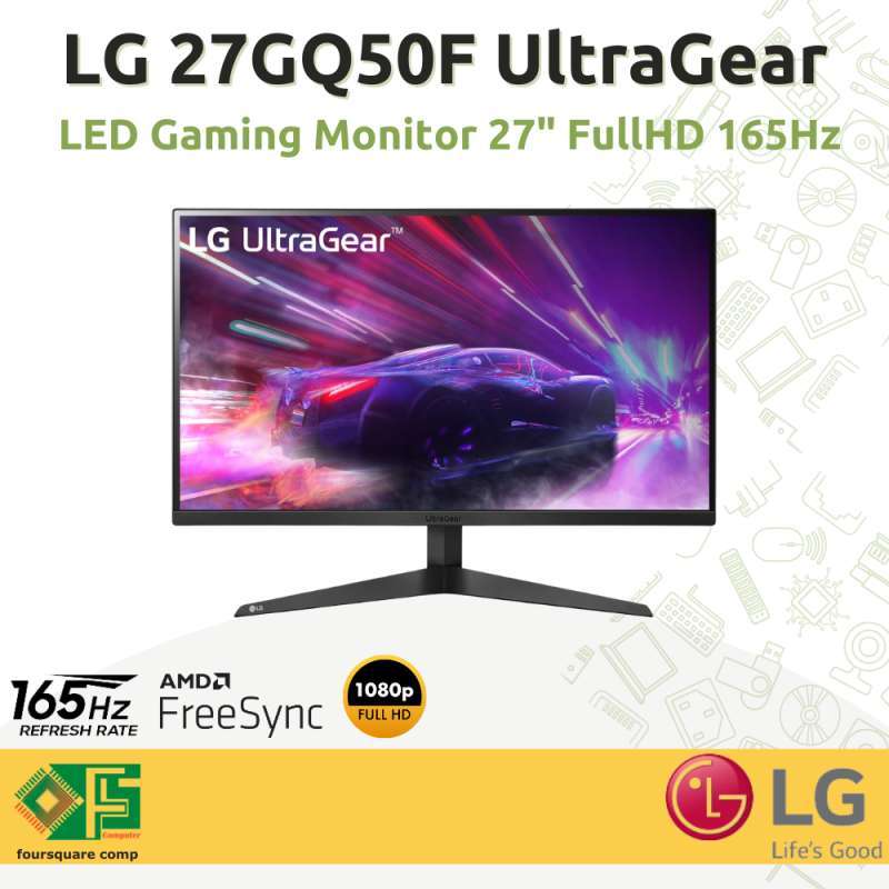 Jual Lg 27gq50f Ultragear Led Gaming Monitor 27 Inch Fullhd 165hz Resmi ...