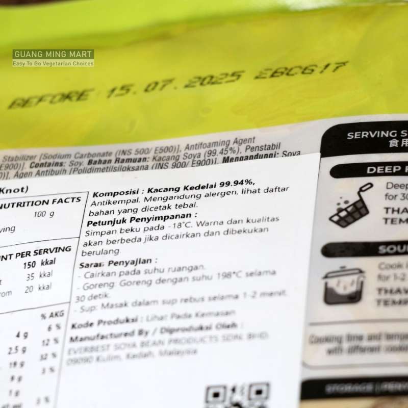 Jual Everbest Soy Knot 500 Gr Fuchuk Ribun / Kembang tahu ikat di ...