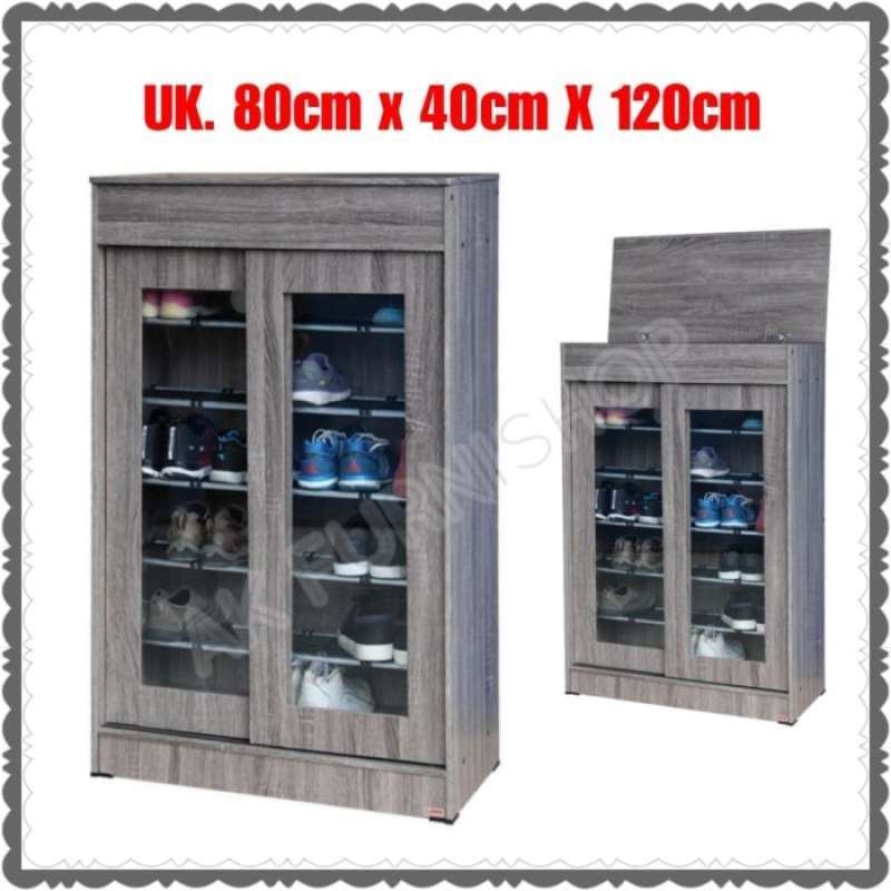 Jual Rak Sepatu Sliding 6 Susun / Lemari Sepatu Pintu Sliding Di Seller ...