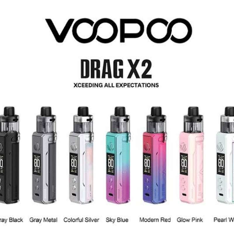Jual Voopoo Drag X2 Pod Mod Kit Authentic - Modern Red Di Seller ...
