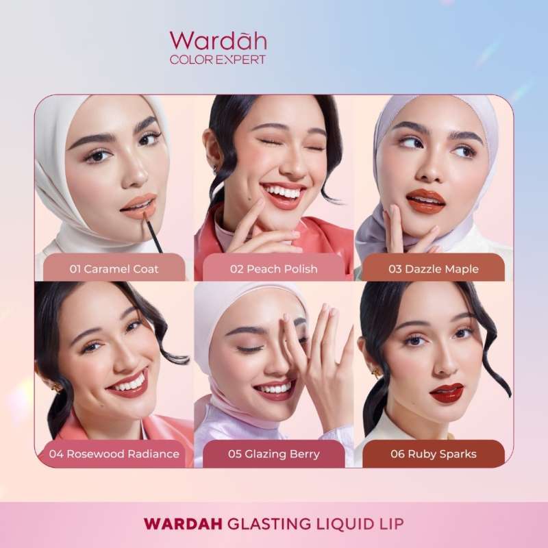 Promo Wardah Glasting Liquid Lip 3.5gr| Lipstik Cair Lip Gloss Lipcream Matte Wardah - 05 ...