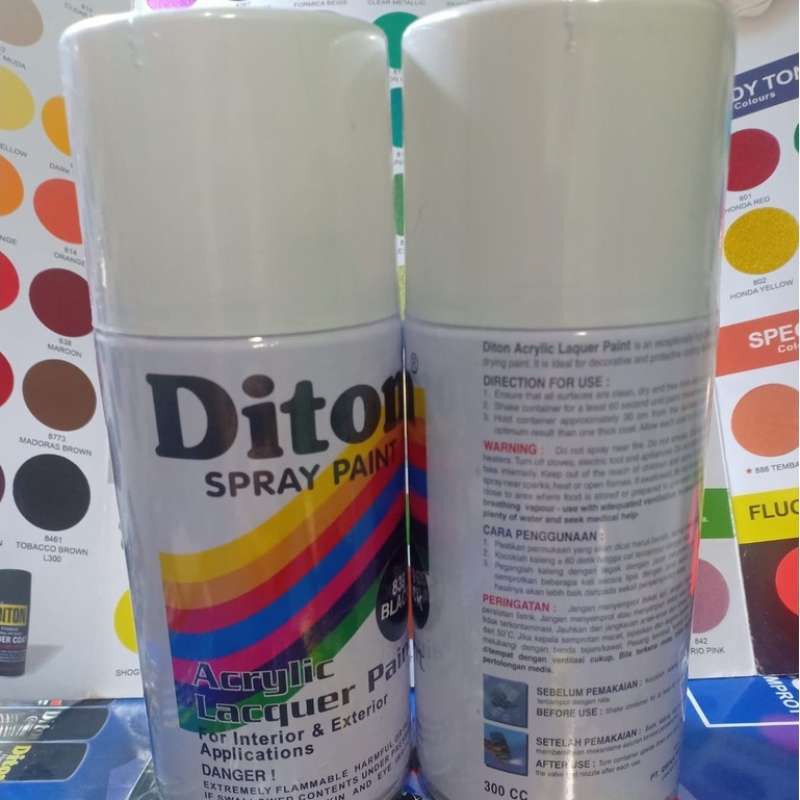 Jual Diton Spray Paint Pilok Pilox Cat Semprot Warna Metallic 300cc ...
