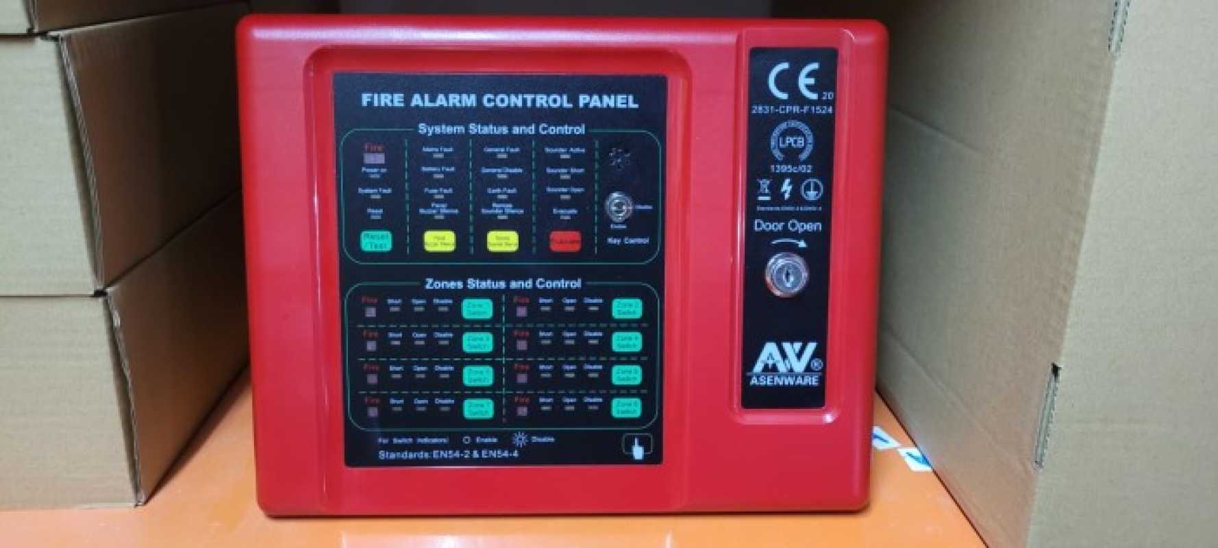 Promo Master Control Fire Alarm Panel Mcfa 8 Zone Asenware - Lpcb ...
