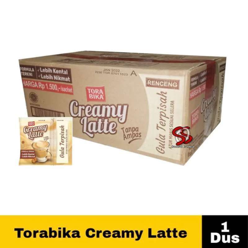 Promo Torabika Creamy Latte Gula Terpisah [1 Dus/12 Renceng/10 Sachet ] Diskon 1% di Seller Toko ...